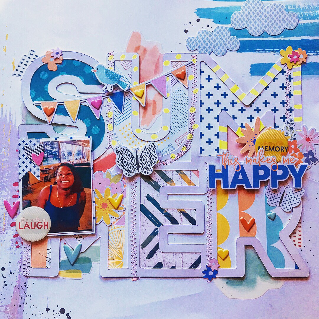 Summer Layout – The Daily Life of Creativity by Conny Craig