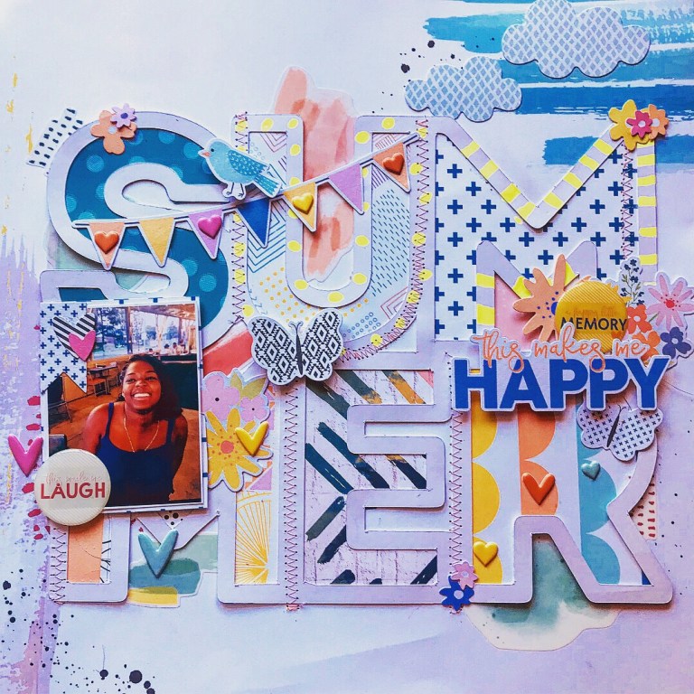 Summer Layout – The Daily Life of Creativity by Conny Craig